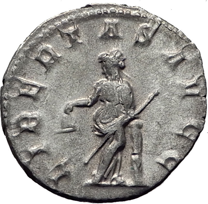 TREBONIANUS GALLUS 251AD Rome Rare Silver Ancient Roman Coin Liberty ...