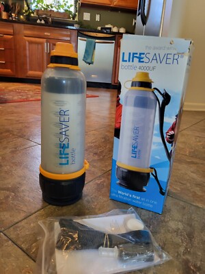 LIFESAVER BOTTLE 4000UF Portable Water Filter Purifier Kit | eBay