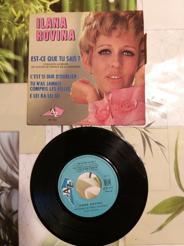 DISQUE VINYLE 45 TOURS - ILANA ROVINA - EST-CE QUE TU SAIS ? - | eBay