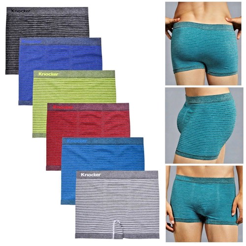 Boxer Briefs Men 3/6 pack Microfiber Compression Underwear Seamless ...