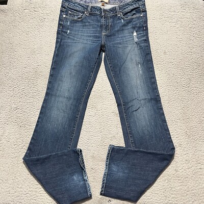 Paige Premium Denim Jimmy Jimmy Jeans 27 Blue Dark Wash Stretch Skinny ...