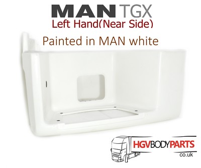 MAN TGX Step Bottom LH White PAINTED RAL9010 | eBay UK