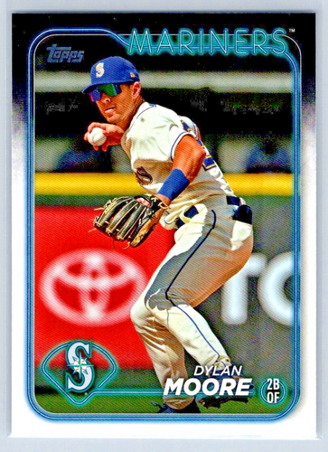 2024 Topps Series 2 Baseball - Dylan Moore - Seattle Mariners - Base ...