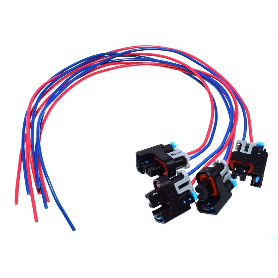 4pcs New Connector 2-way 2 pin for GM Saturn Fuel Injector 575356 ...