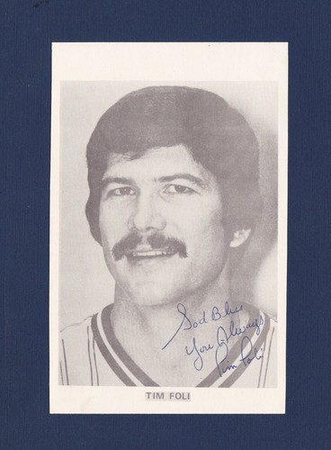 Tim Foli signed vintage Pittsburgh Pirates baseball postcard | eBay