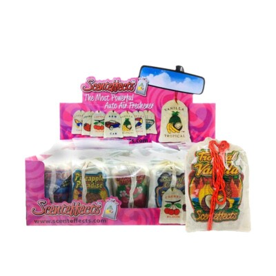 SCENTEFFECTS Auto Air Freshener – 24 Count with Display (Assorted ...
