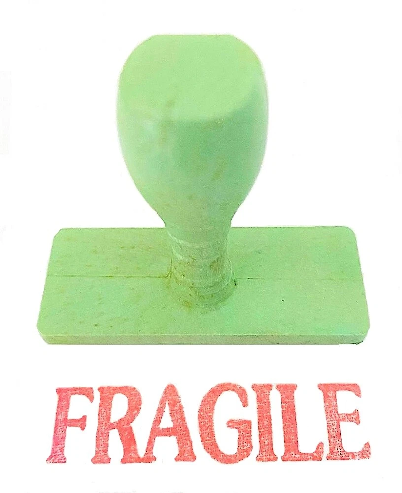 Rubber Stamp Plastic Handle