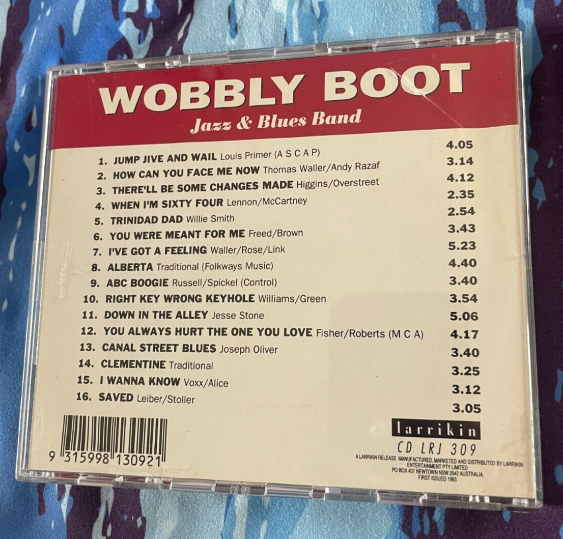 WOBBLY BOOT JAZZ & BLUES BAND CD - | eBay Australia