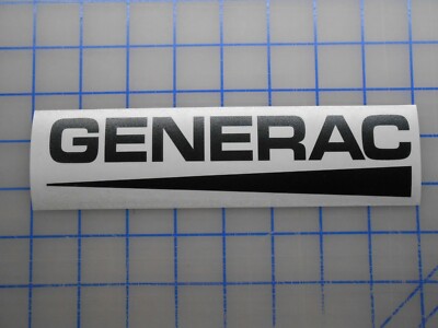 Generac Sticker 3" 5" 7.5" 11" Generator Gasoline 120v 220v Pump ...