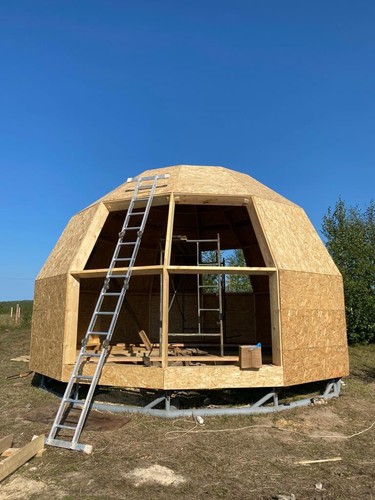 MOON HOUSE 34 sqm/41yd2 CNC project dome dxf and STeP files for DIY | eBay