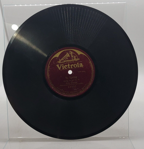 Fritz Kreisler To Spring 78 RPM Shellac Record 64993 Victrola | eBay