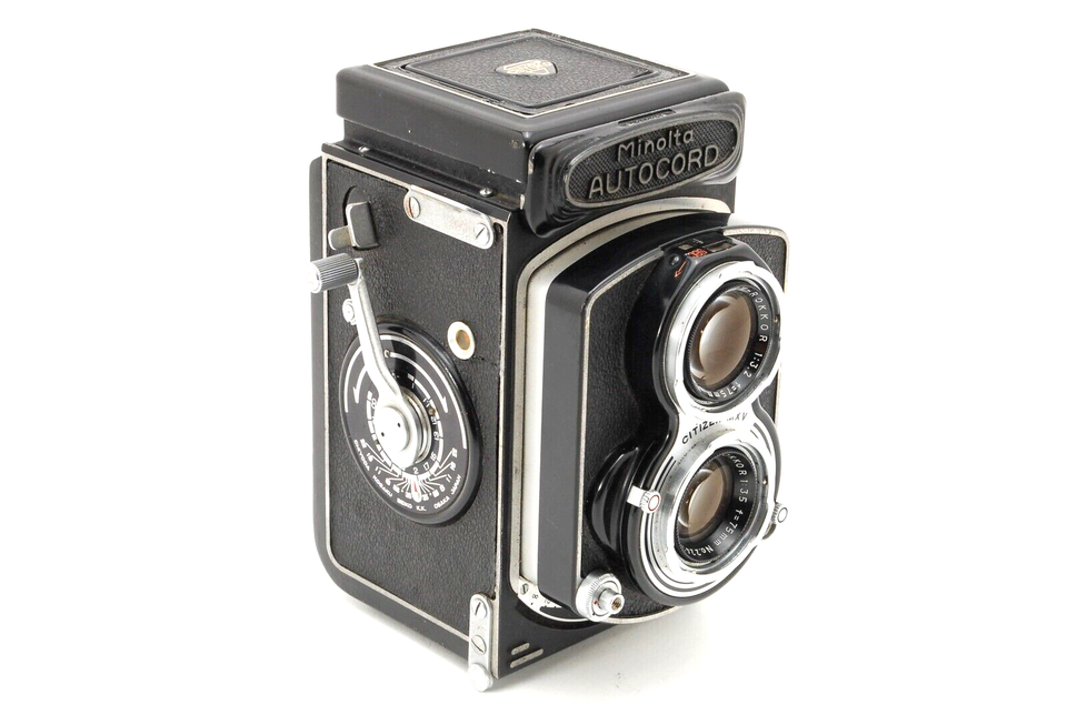 [Near MINT w/Box] Minolta AUTOCORD 6x6 TLR Camera MXV Rokkor 75mm f/3.5 ...