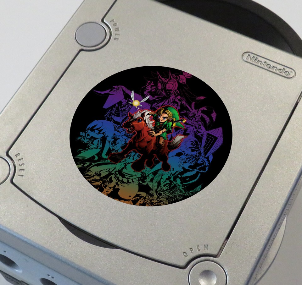 Custom Nintendo GameCube Console Jewel Stickers - 100+ Designs - You ...