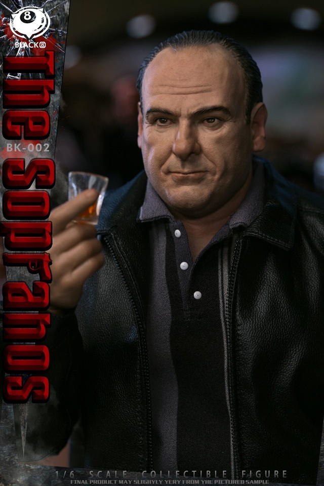 New BLACK 8 STUDIO BK-002 1/6 Tony Soprano Collectible Action Figure In ...