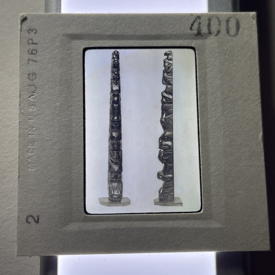 Edward Curtis “Haida Slate Carvings” Native American Photography 35mm ...