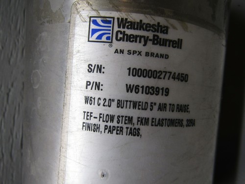 SPX Waukesha W61 C 2.0" Valve W6103919 | eBay