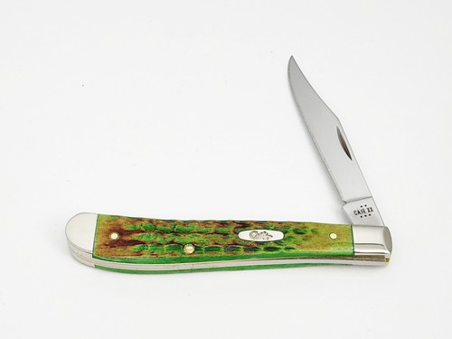 2025 Case XX USA 61048 SS Slimline Trapper Knife 4 1/8" Lizard Skin ...