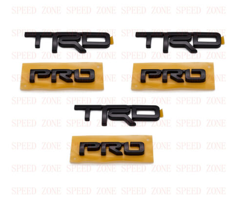 3PCS Toyota 4Runner Tacoma 2015 TRD PRO Black Metal Emblem PT413-00150 ...