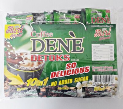 30 sachets Detox Coffee Dene Fiber Cleansers Excrete Diet Weight Loss ...