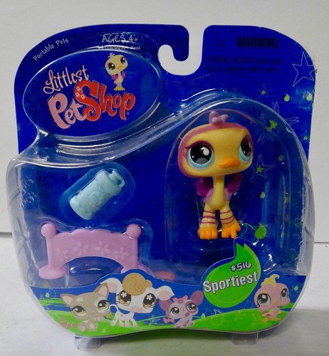 2007 LPS OSTERICH #516 Discontinued Original NIB Littlest Pet Shop RARE ...