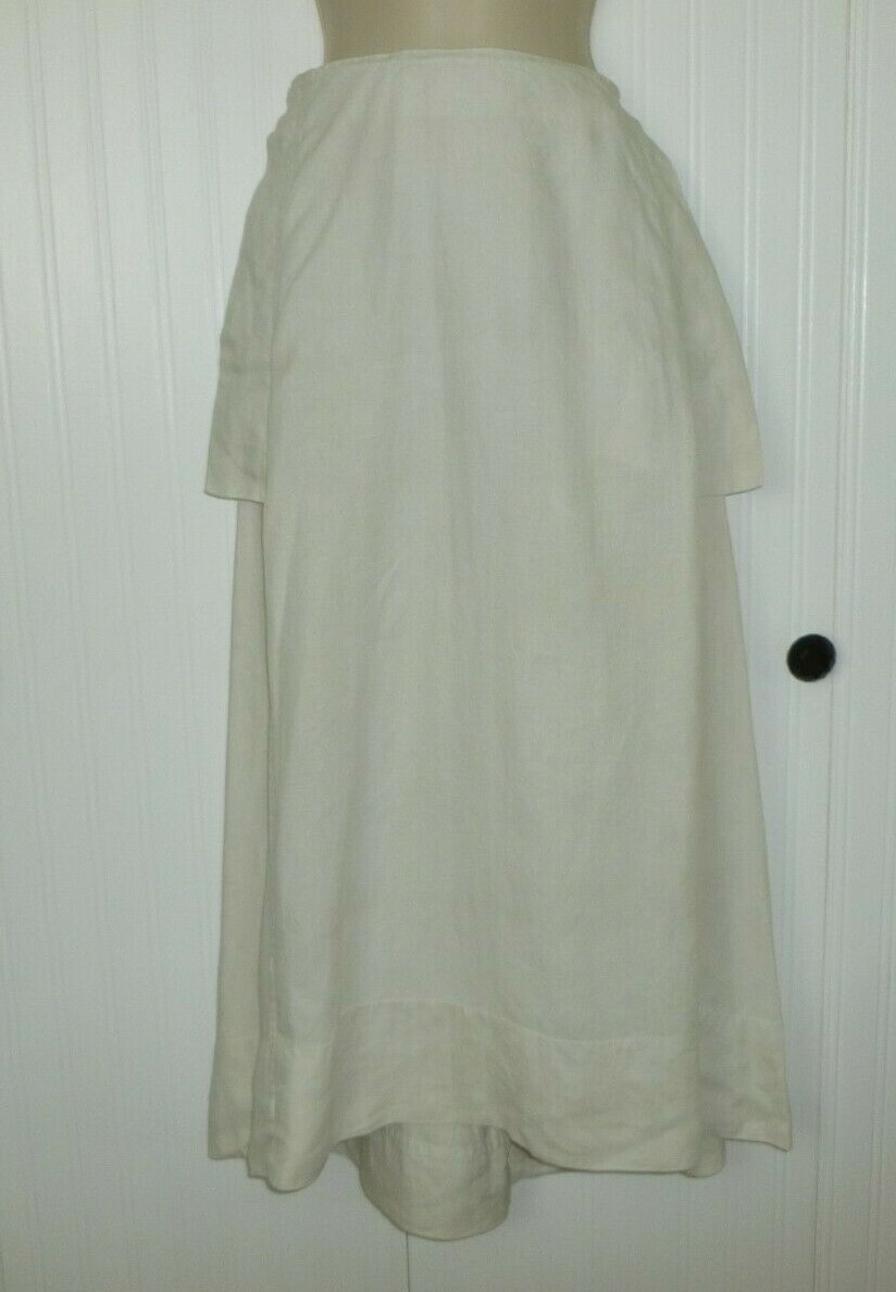 Antique Edwardian LINEN Skirt c1900s Walking Skirt / … - Gem