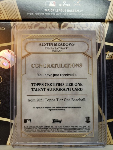 2021 Topps Tier One - Tier One Talent Autographs #T1TA-AME Austin ...