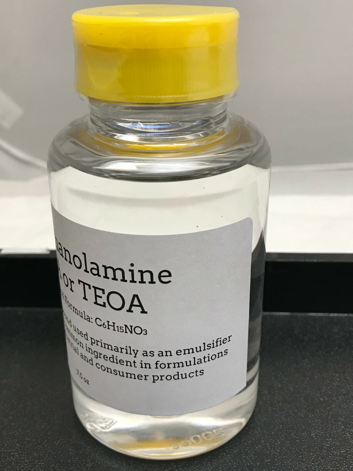 2 TRIETHANOLAMINE (TEA or TEOA) - 99% Pure - 7.5 oz bottle wholesale ...