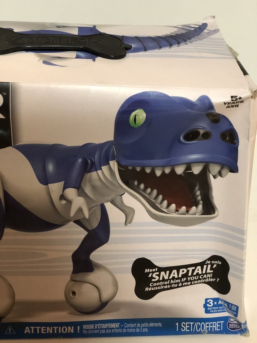 Zoomer Dino Snaptail Blue Dinosaur Remote Control