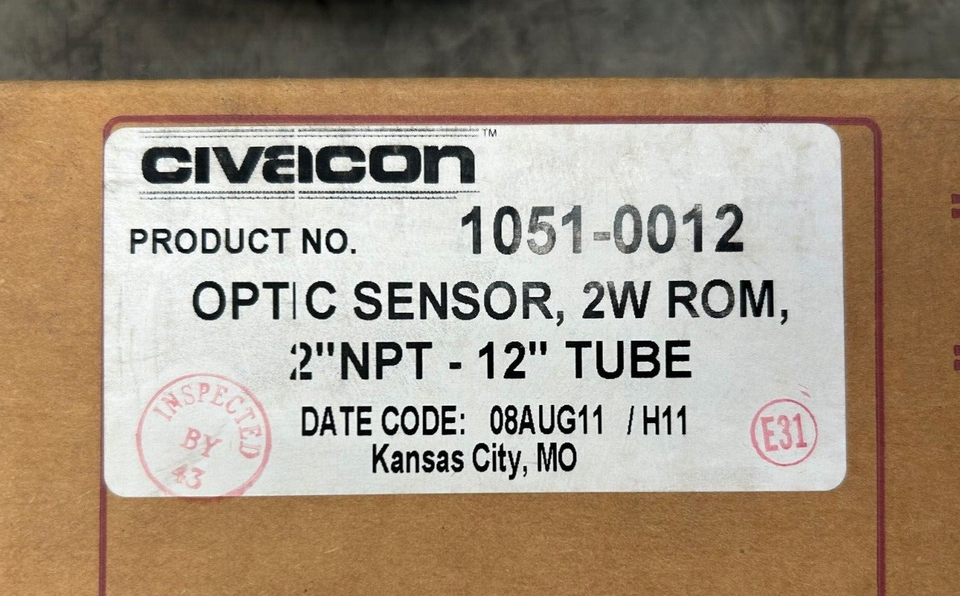 Civacon Optic Overfill Top Sensor 1051-0012 | eBay