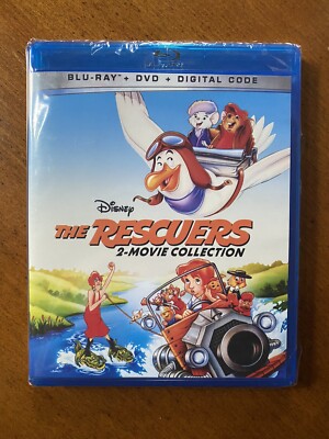 Disney The Rescuers 2 Movie Collection (Blu-ray & DVD) No Digital *NEW ...