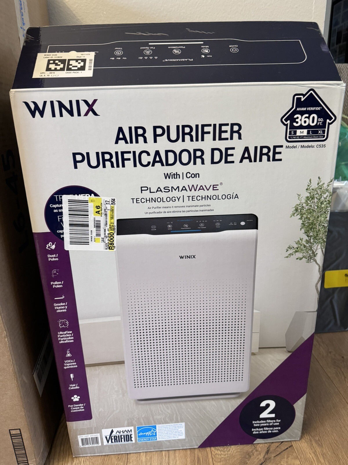 Winix C535 Air Purifier - IW770882 (White) for sale online | eBay