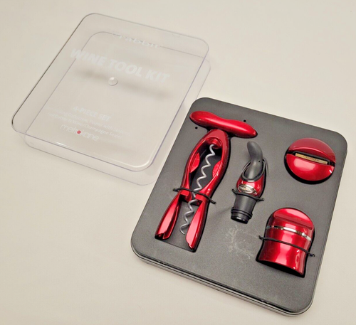 Metrokane Barware, Rabbit 4-Piece Wine Tool Kit | eBay