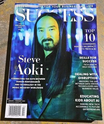 Success Magazine January/February 2024 Steve Aoki | eBay