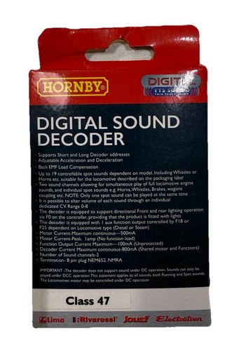 Hornby R8103 Class 47 TTS Sound Decoder | eBay