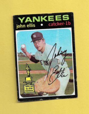1971 Topps John Ellis #263 New York Yankees VG/EX FREE SHIPPING | eBay