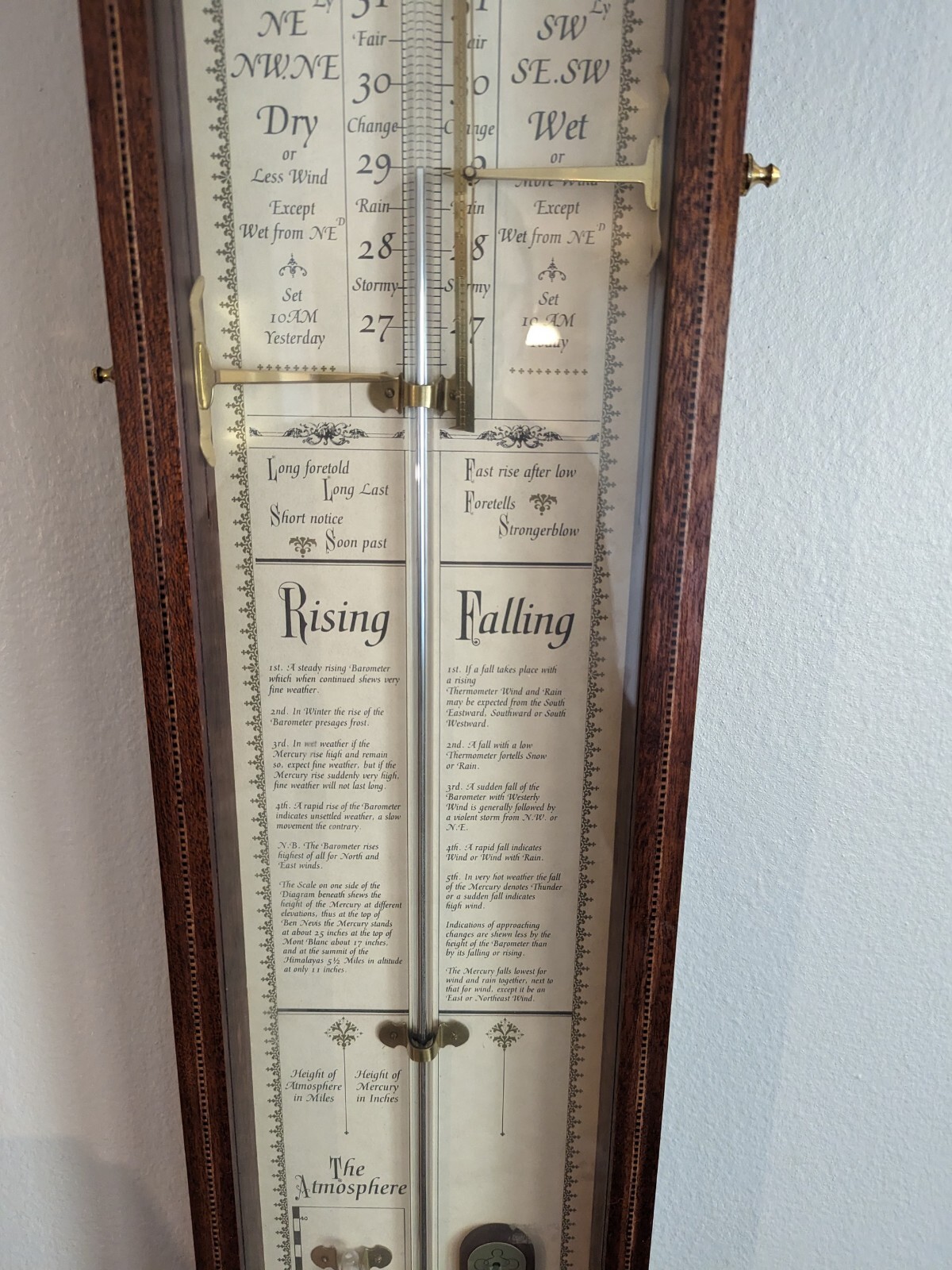 Mason & Sullivan Admiral Fitzroy Barometer 7515 7517 1980 | eBay