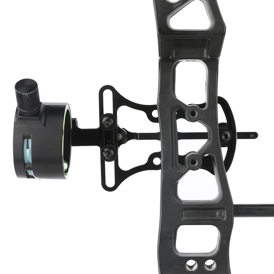 1 Pin Compound Bow Sight Archery Hunting Single Pin 0.019" Adjustable ...