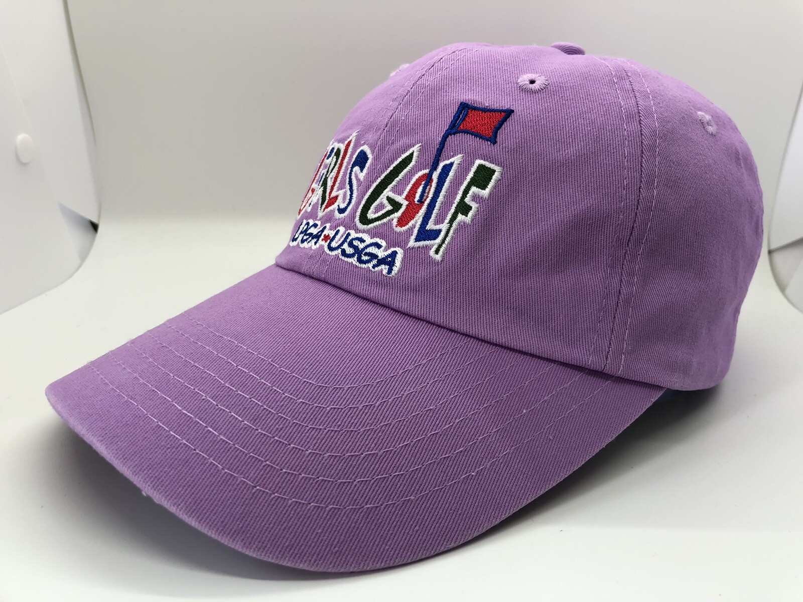Girls Golf LPGA USGA Cap Hat Adult Adjustable Violet 100% Cotton | eBay