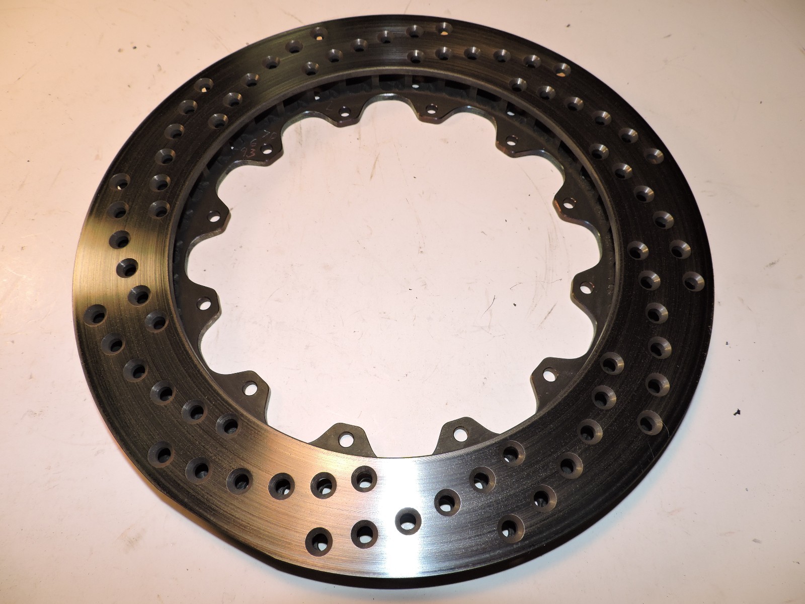 NEW Alcon 1" thick rear brake rotor 12" OD 12 bolt drilled NICE NASCAR ...