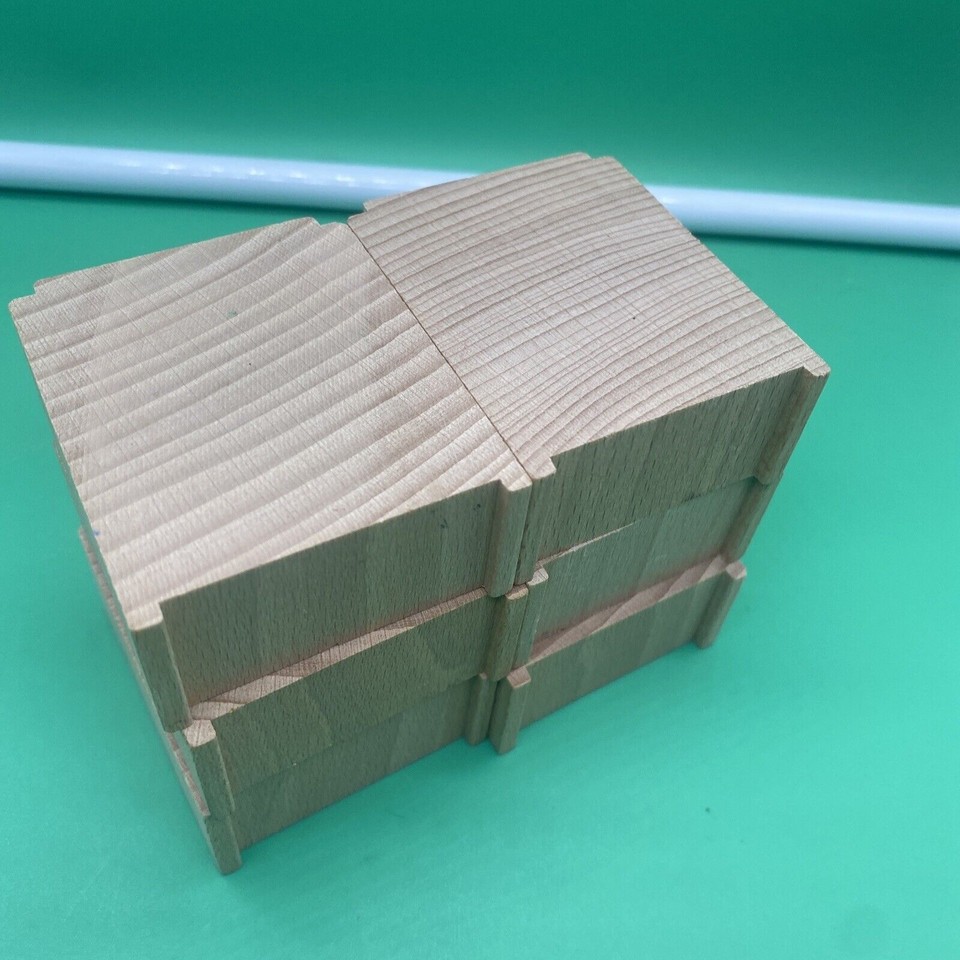 6 Vintage Thomas Wooden Railway Bridge Train Track Support Elevation ...