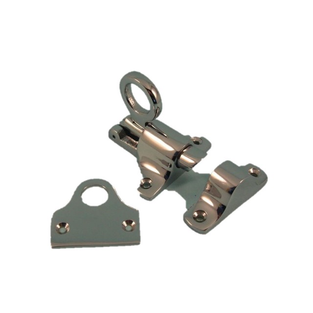 5 X Door FANLIGHT Catch Latch Attic Lock Chrome With Screws One Stop ...