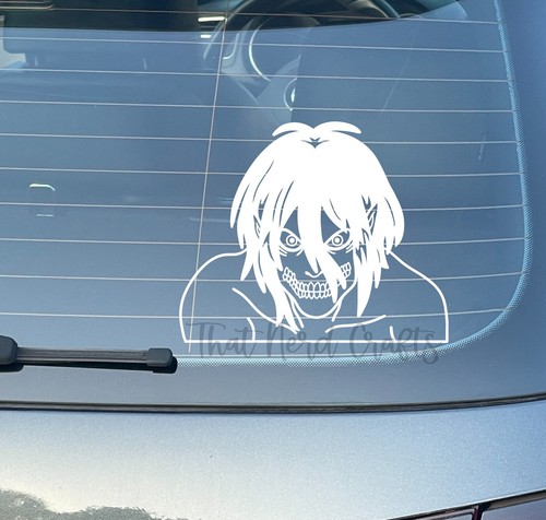 Attack on Titan - Eren Yeager Vinyl Decal Peeker Sticker - Shingeki no ...