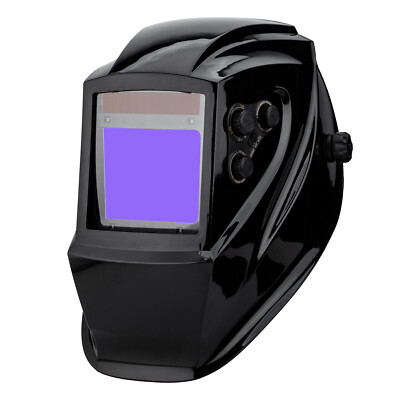 True Color Weld Hood Auto Darkening Welding Helmet Side View TIG MIG ...