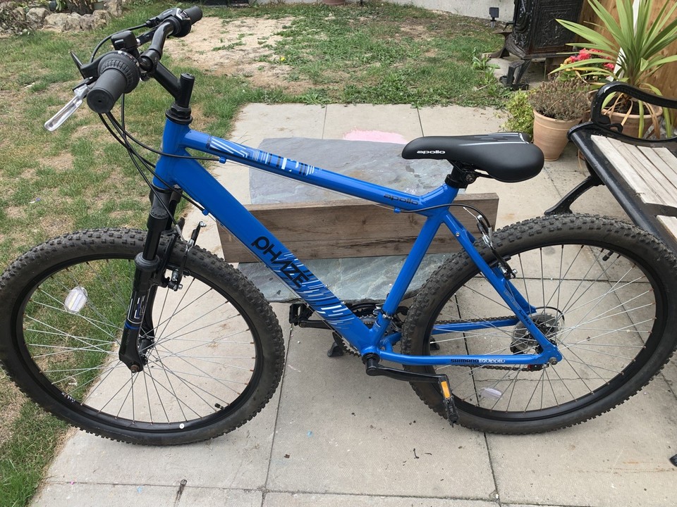 Apollo Phaze Men's Mountain Bike 21”frame Front Suspension 26" Wheels ...