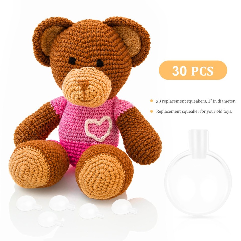 30 Pcs Sound Toys Dog Squeaky Pet Squeaker Squeakers Replacement | eBay