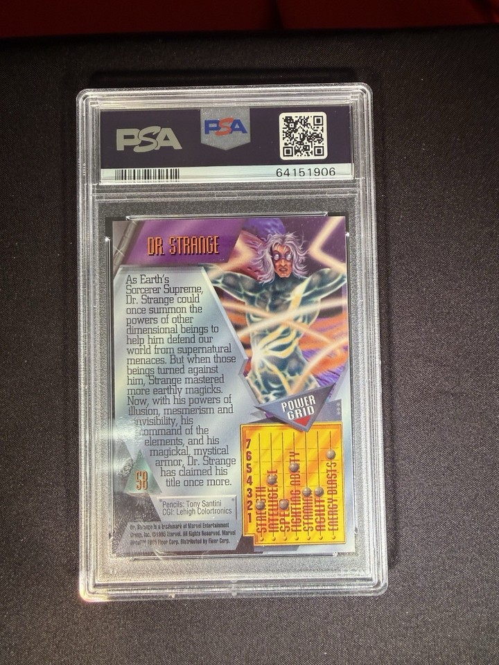 1995 Marvel Metal Dr. Strange #58 PSA 10 | eBay
