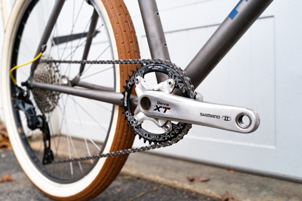 Titanium Nashbar Cruiser 18.5" 1x11 Ti Deore USA 26 Gravel Commuter | eBay