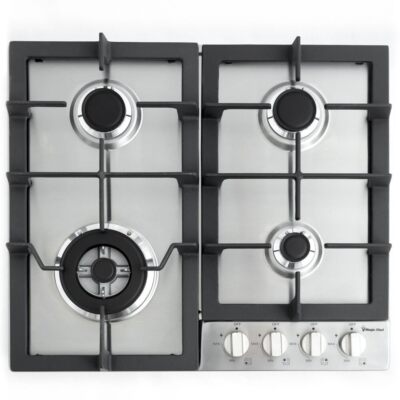 Magic Chef 24'" Built Stainless Steel MCSCTG24S 24" Gas Cooktop with 4 ...