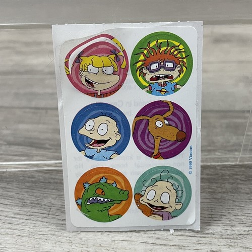 Vintage 1999 Rugrats Stickers Sandylion Viacom Tommy Pickles Angelica ...