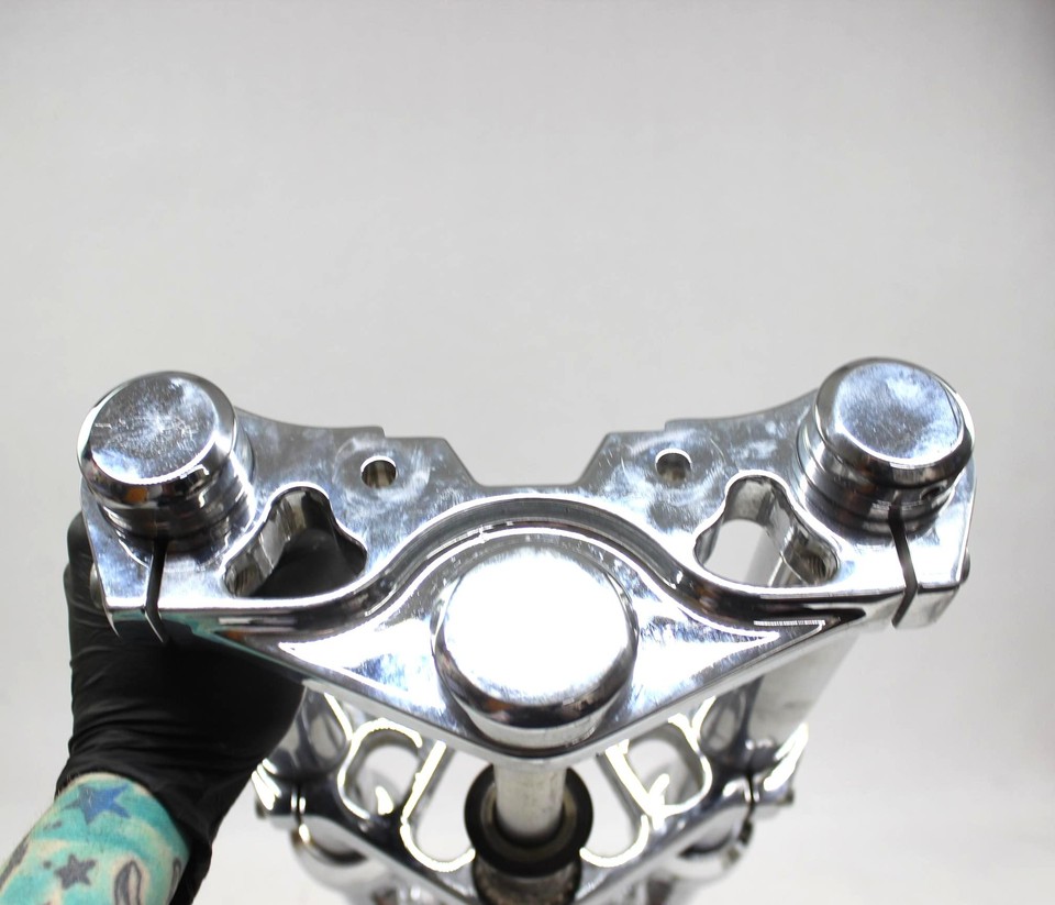 2006 06 Harley V-Rod Vrod CVO VRSCSE2 Chrome Dual Disc Front Forks ...